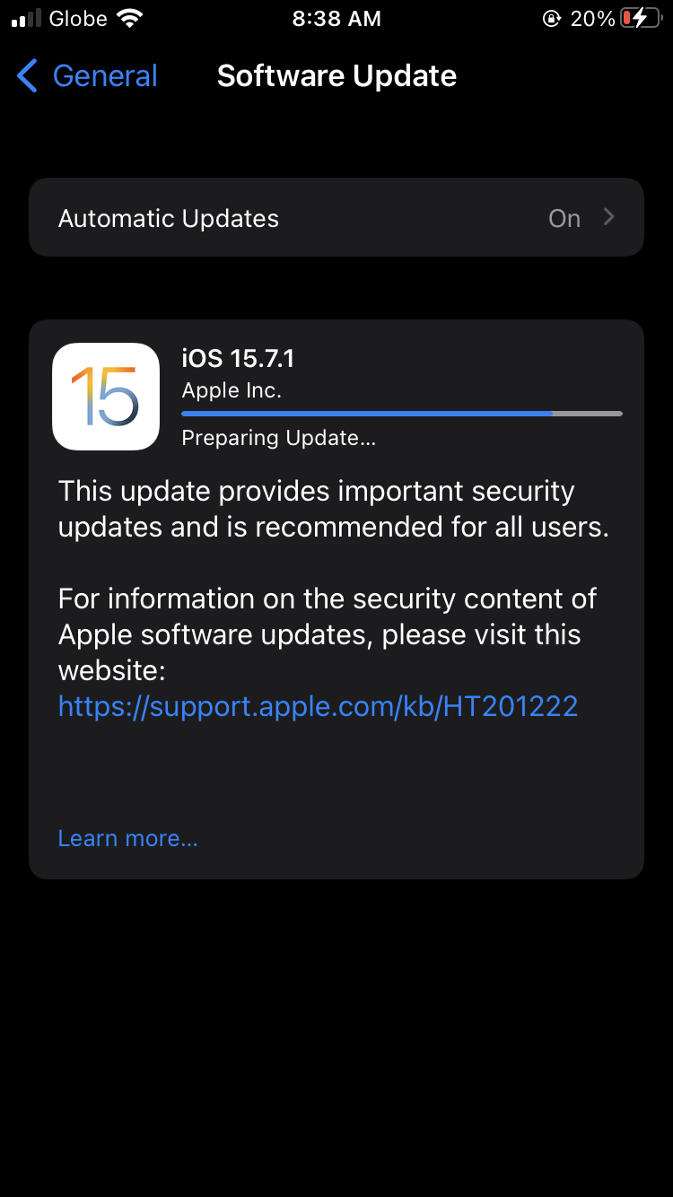 I would like to update - Apple Community