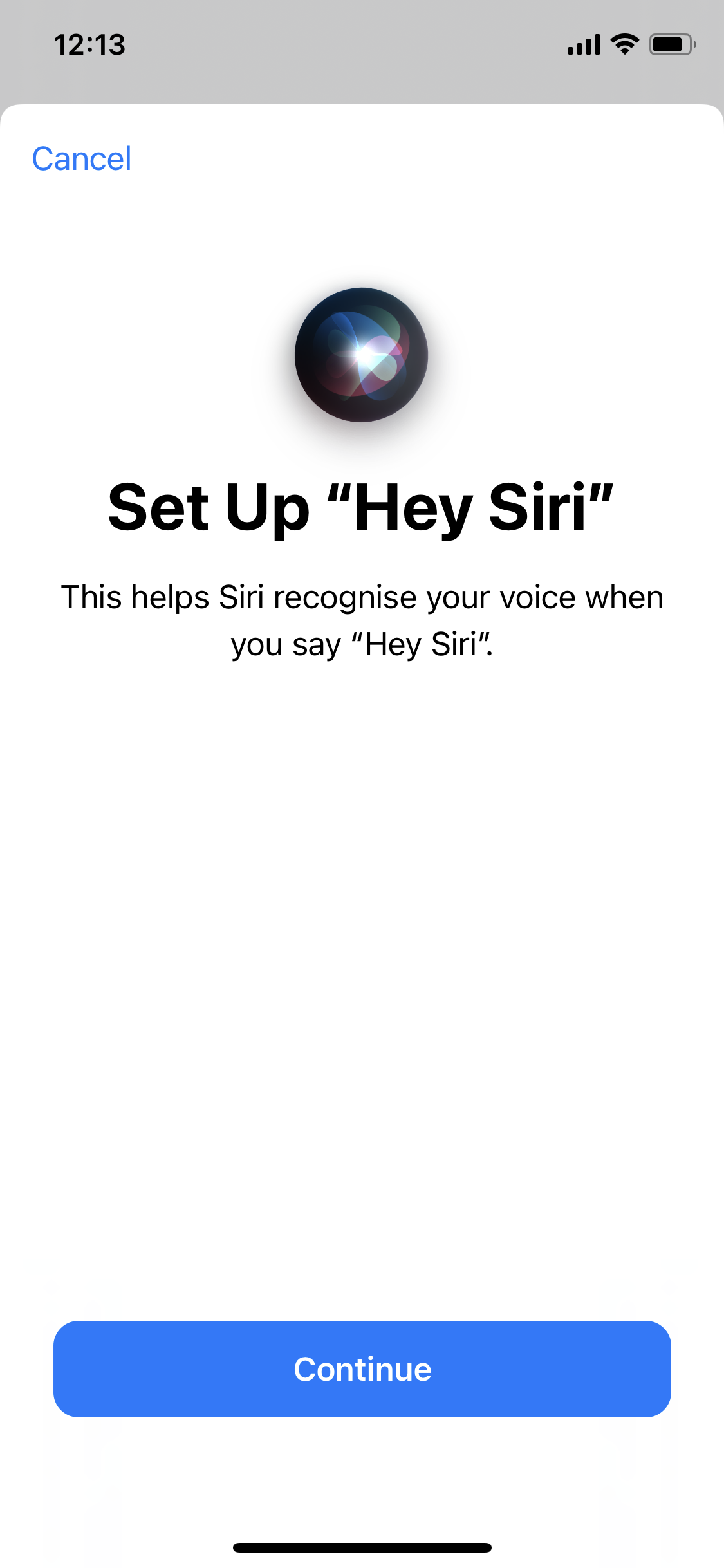 Hey Siri problem - Apple Community