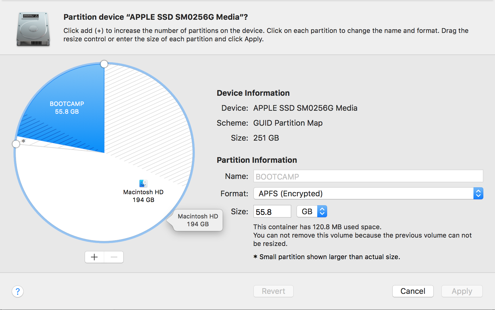 Restoring HD partition: "You can not remo… - Apple Community