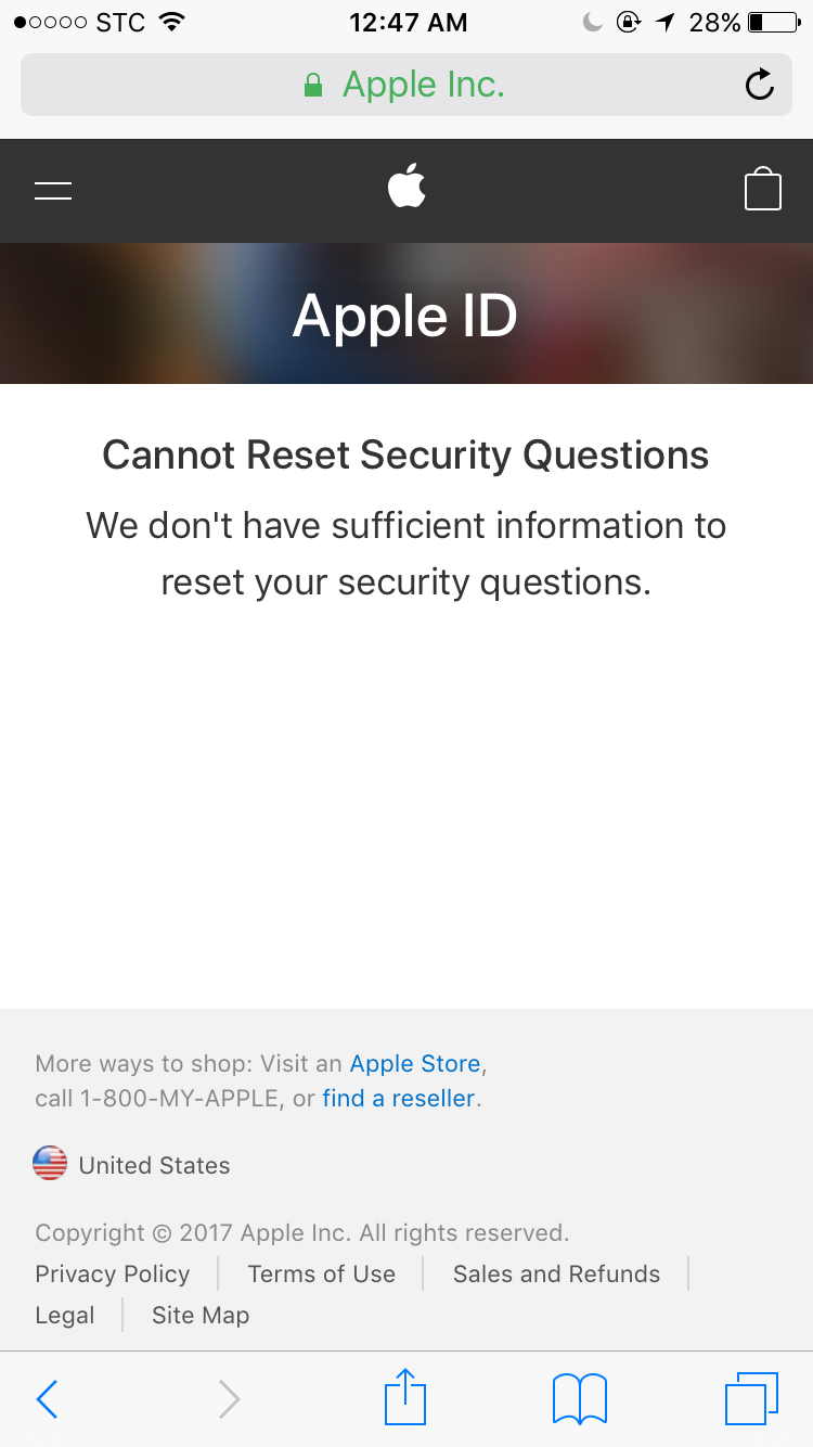 What solution forgot the answers - Apple Community