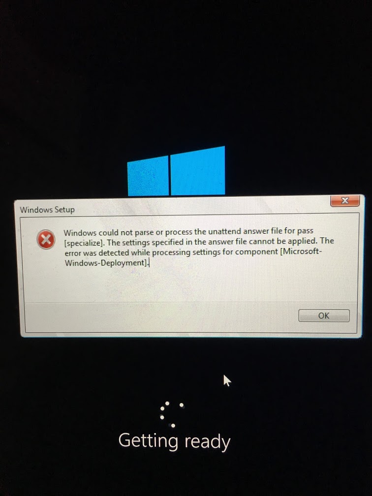 Bootcamp Windows Booting Error - Apple Community