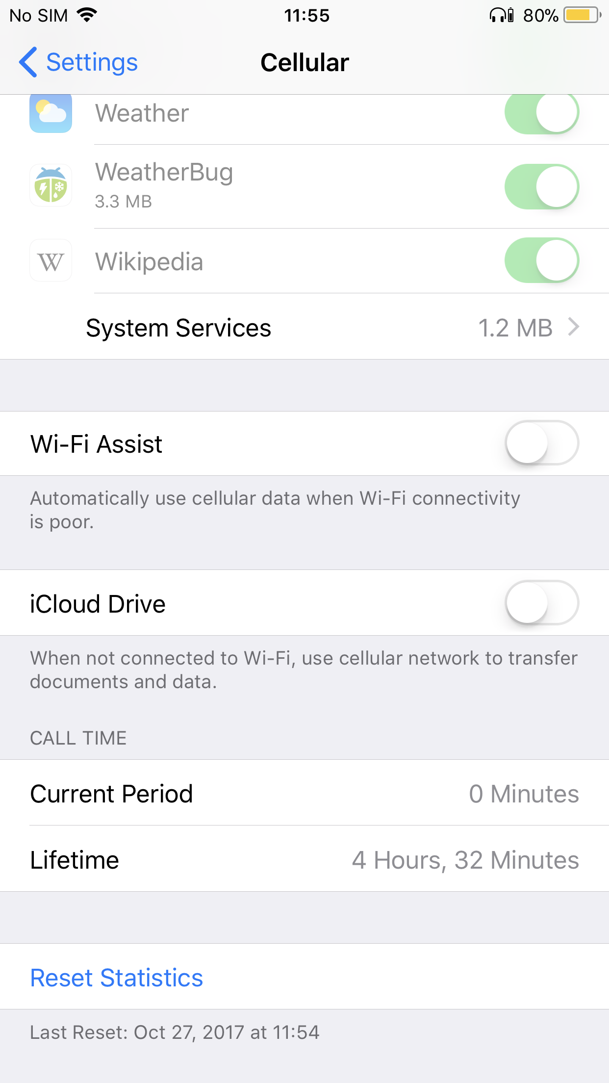 iPhone cell call timer settings - Apple Community