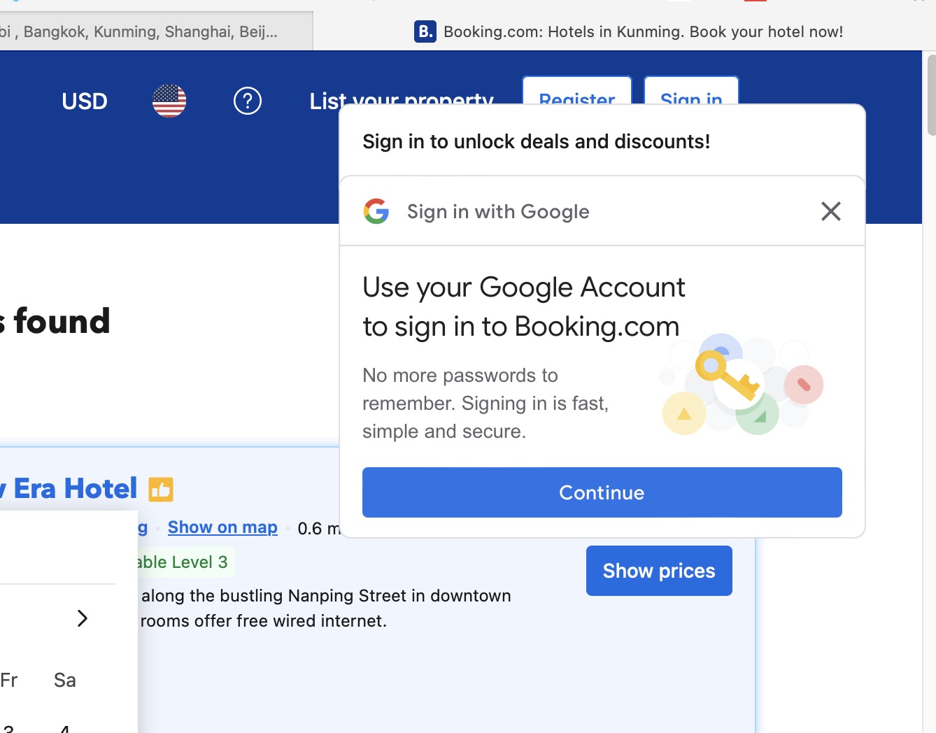 google sign in pop up - Apple Community