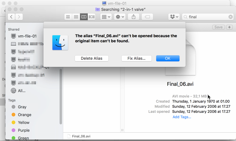 Searching in SMB share, cant open files. - Apple Community