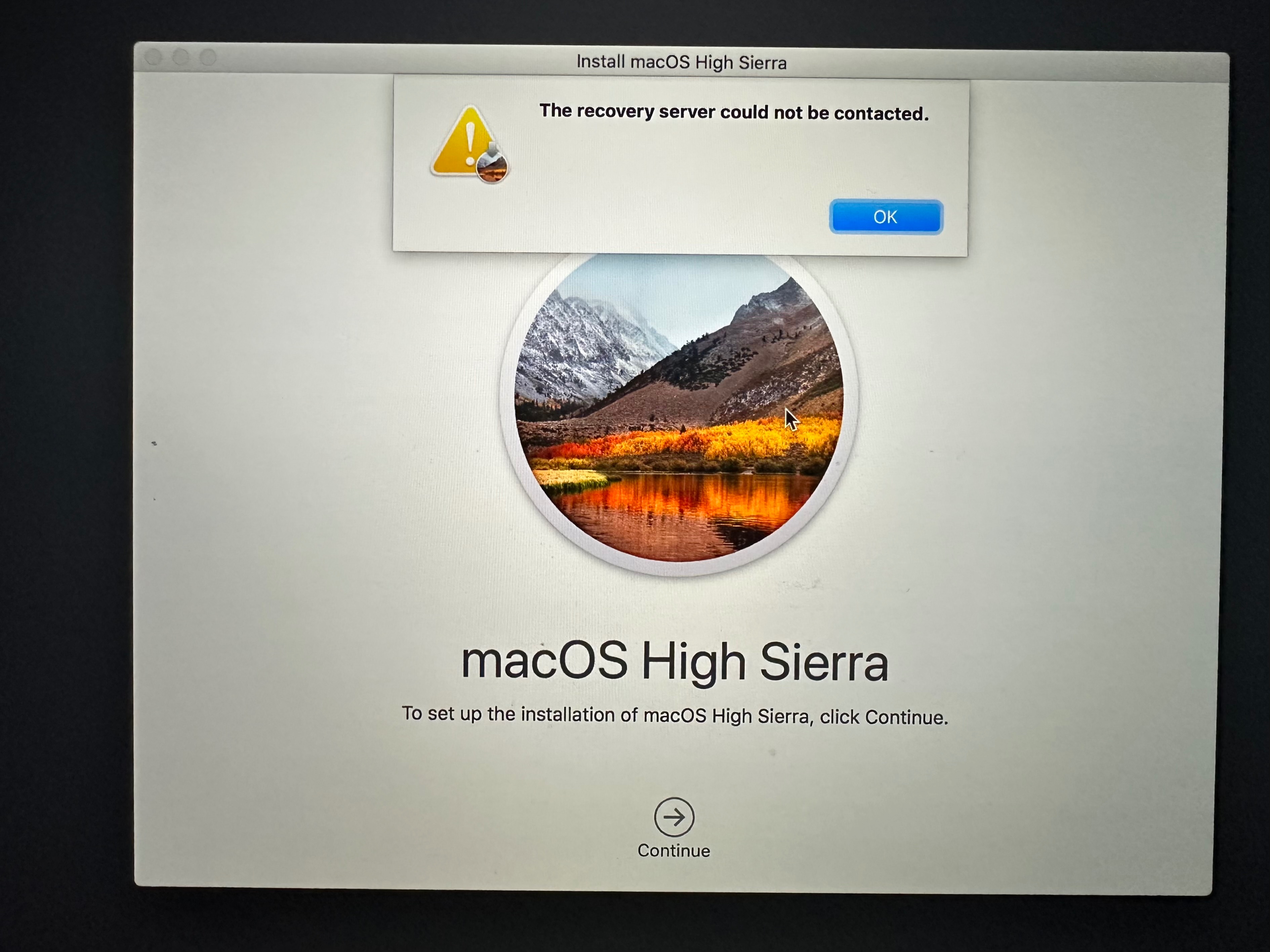 MacBook reinstall os error: The Recovery … - Apple Community