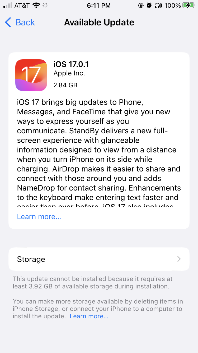 Software Update Failed - iOS 16.7 - Apple Community