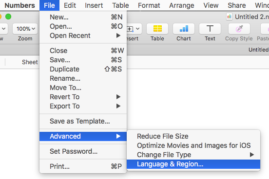 Numbers, CSV export comma-separated, not … - Apple Community