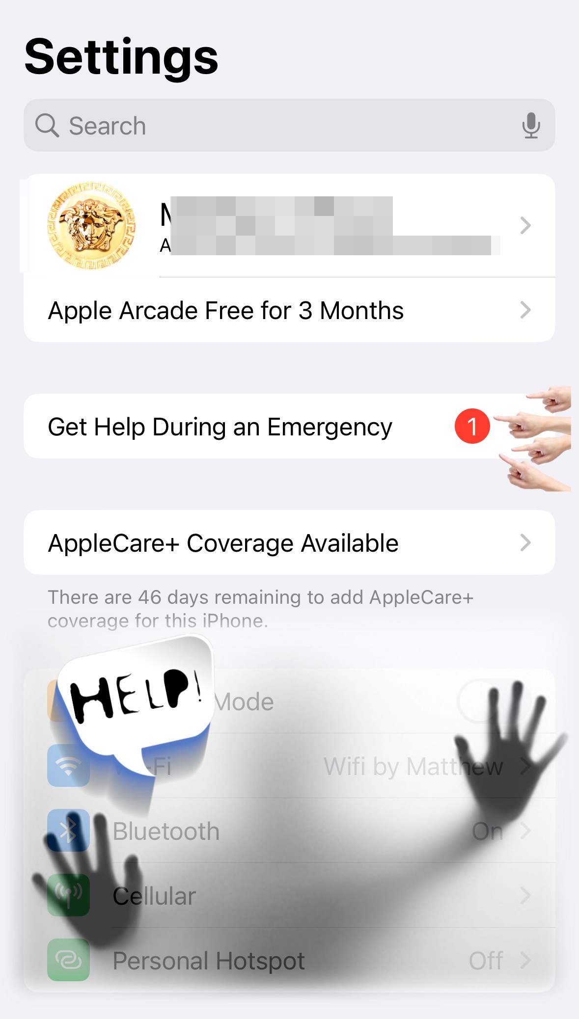 How Can I Remove "Get Help During an Emer… - Apple Community