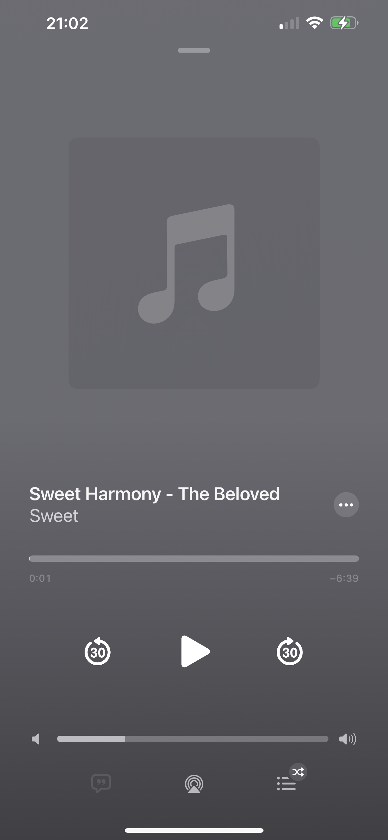 Skip buttons missing on music player, onl… - Apple Community