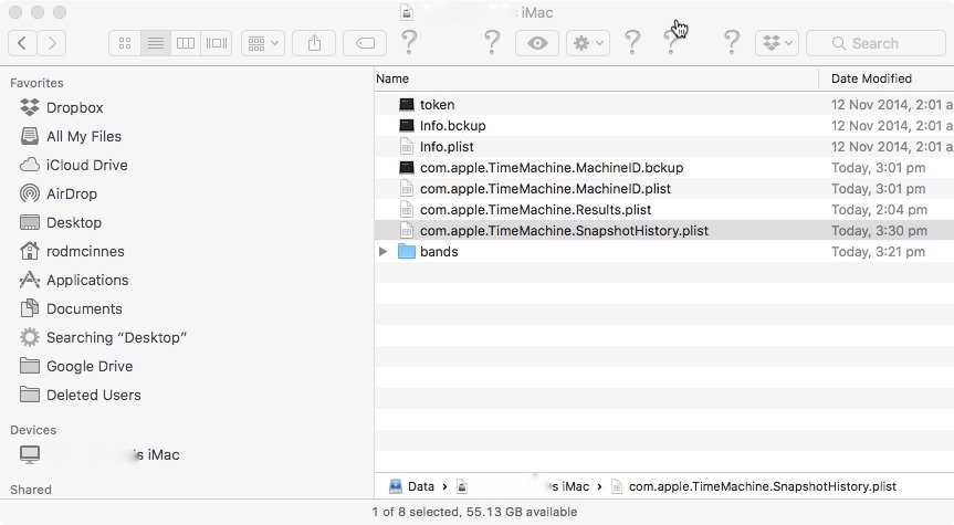 Time machine can't find sparse bundle aft… - Apple Community