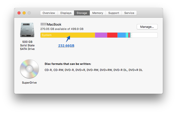 macOS High Sierra – Huge System Storage - Apple Community