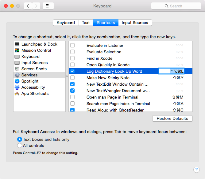 Bookmark words in Apple's dictionary.app - Apple Community