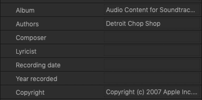 Final Cut sound effect being claimed by 3… - Apple Community