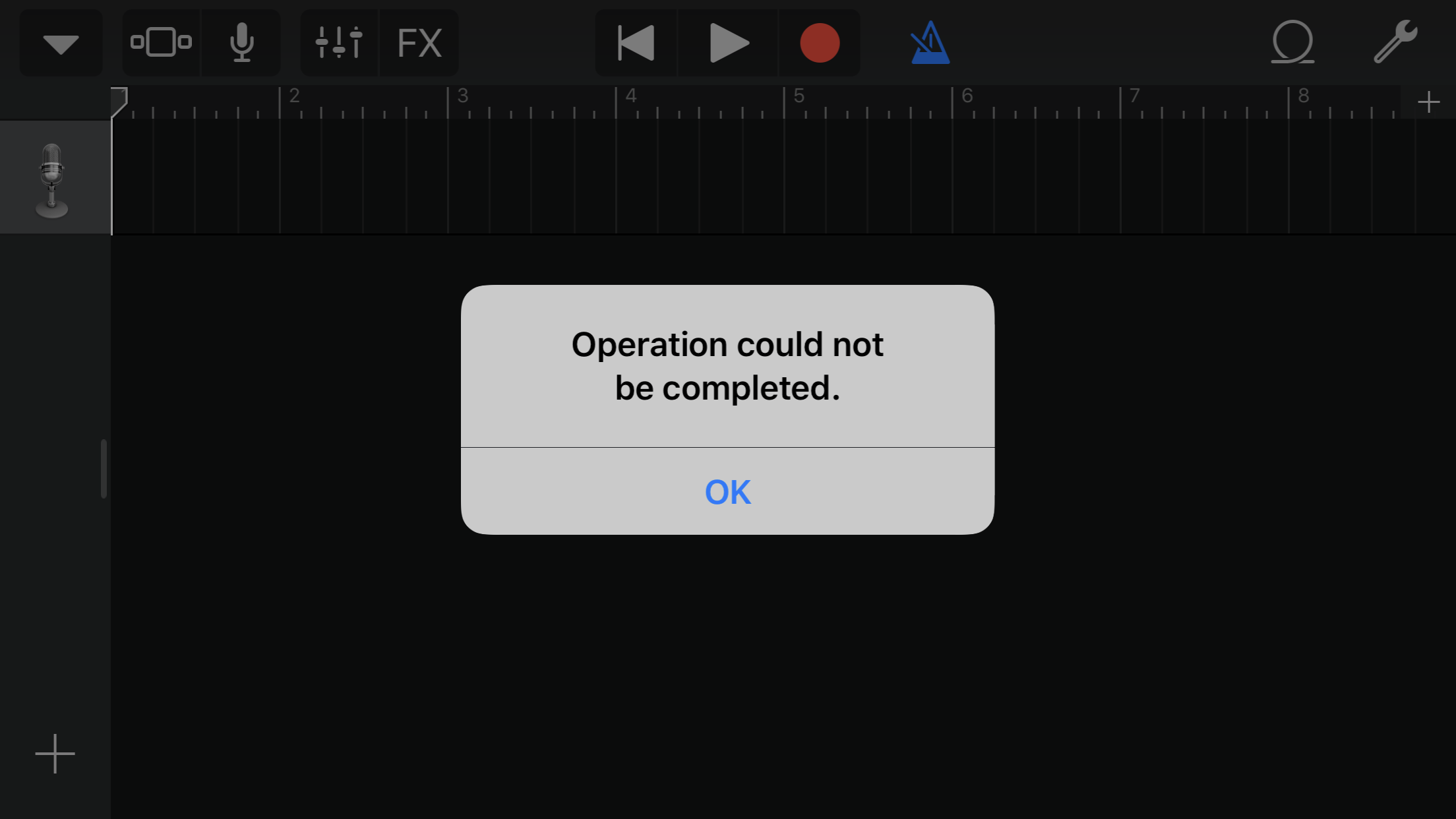 operation could not be completed - Apple Community