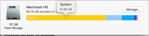 System eating up disk space - Apple Community