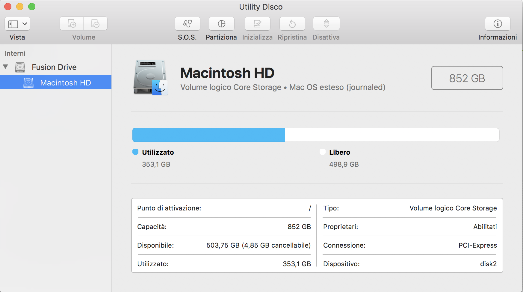 Lost space after removing bootcamp - Apple Community