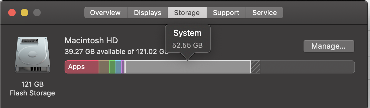 Large system storage - Apple Community