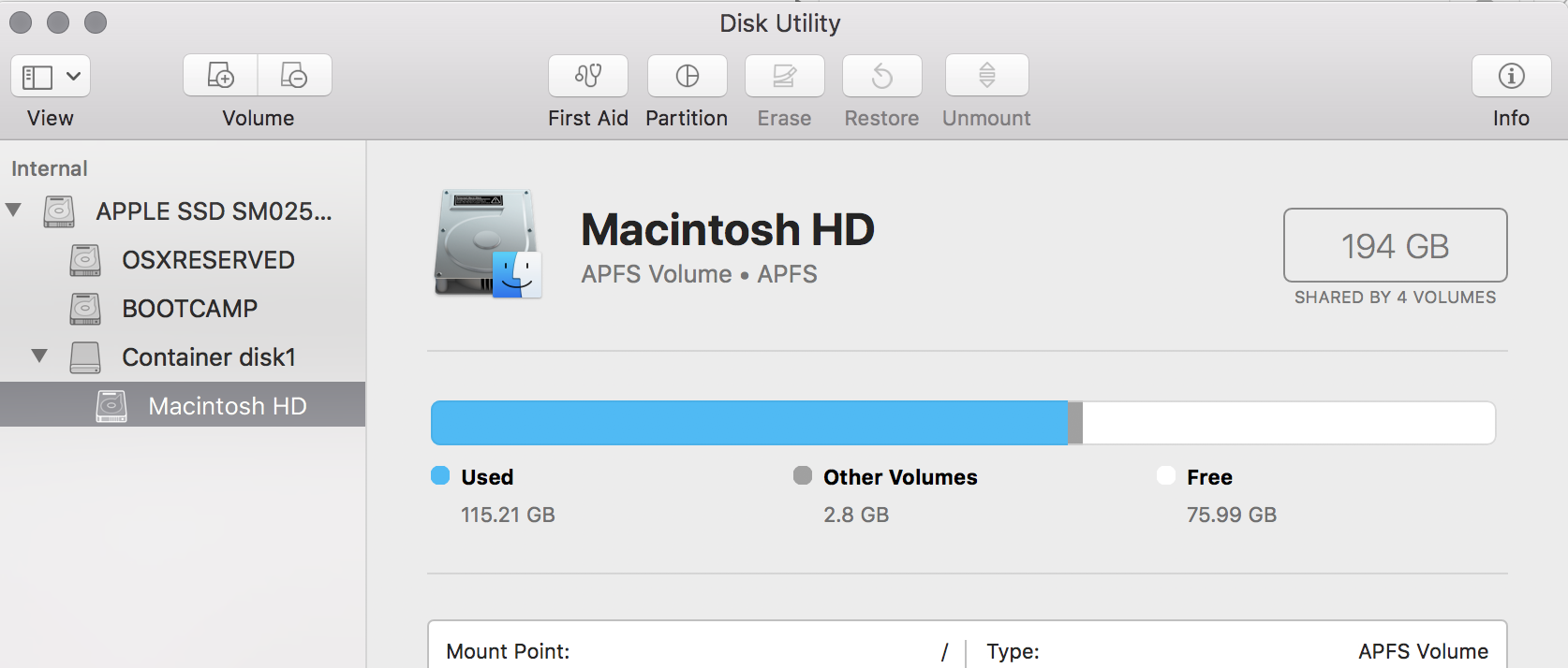 Issue with Boot Camp with APFS drive - Apple Community