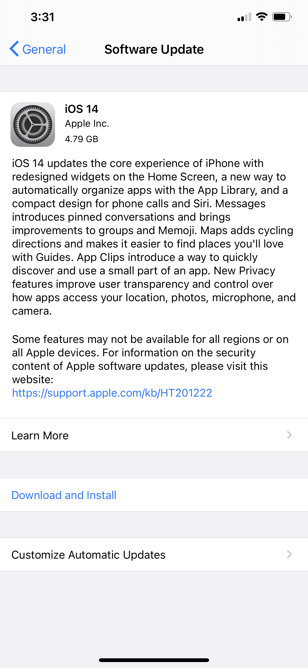 I Can’t download this update. I accept th… - Apple Community
