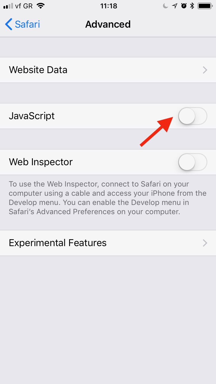 Fraudulent Website Warning and JavaScript… - Apple Community