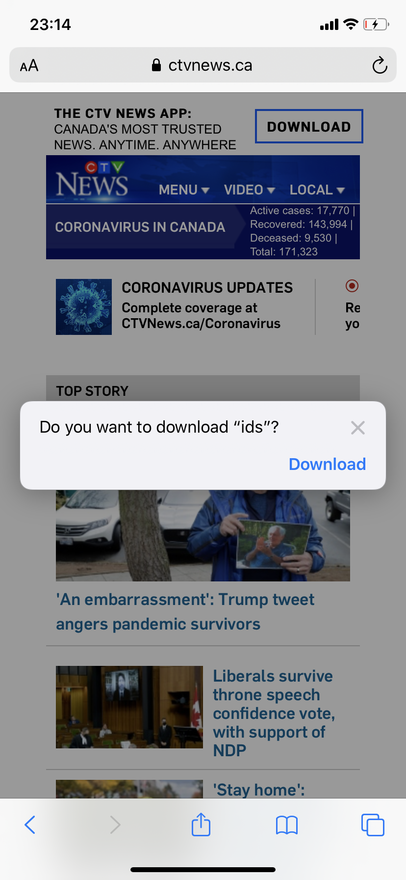 iPhone popup "Do you want to download "id… - Apple Community