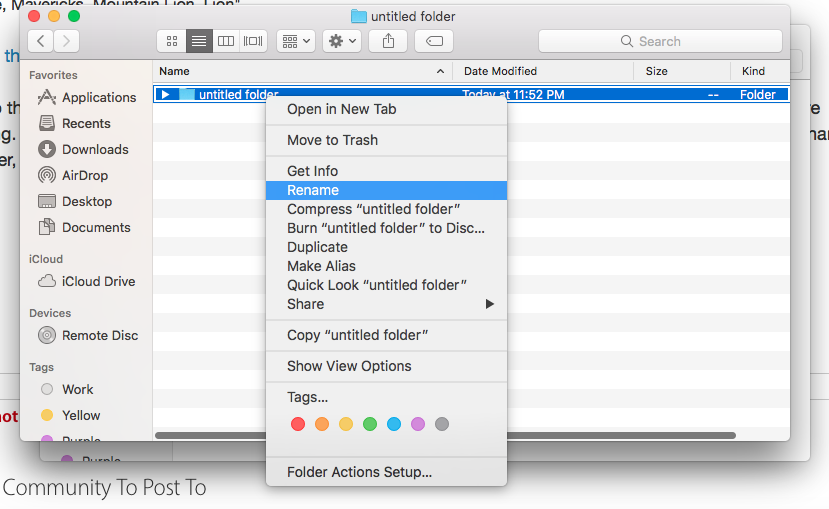 How do I rename my home directory? - Apple Community