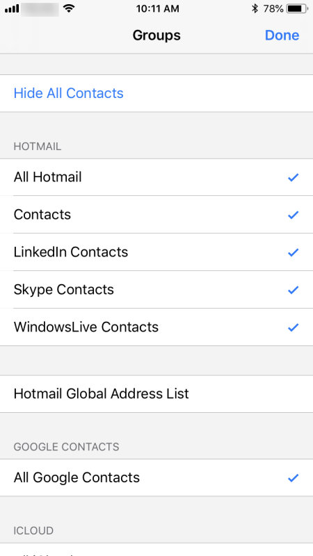 How to see all contacts on iphone - Apple Community