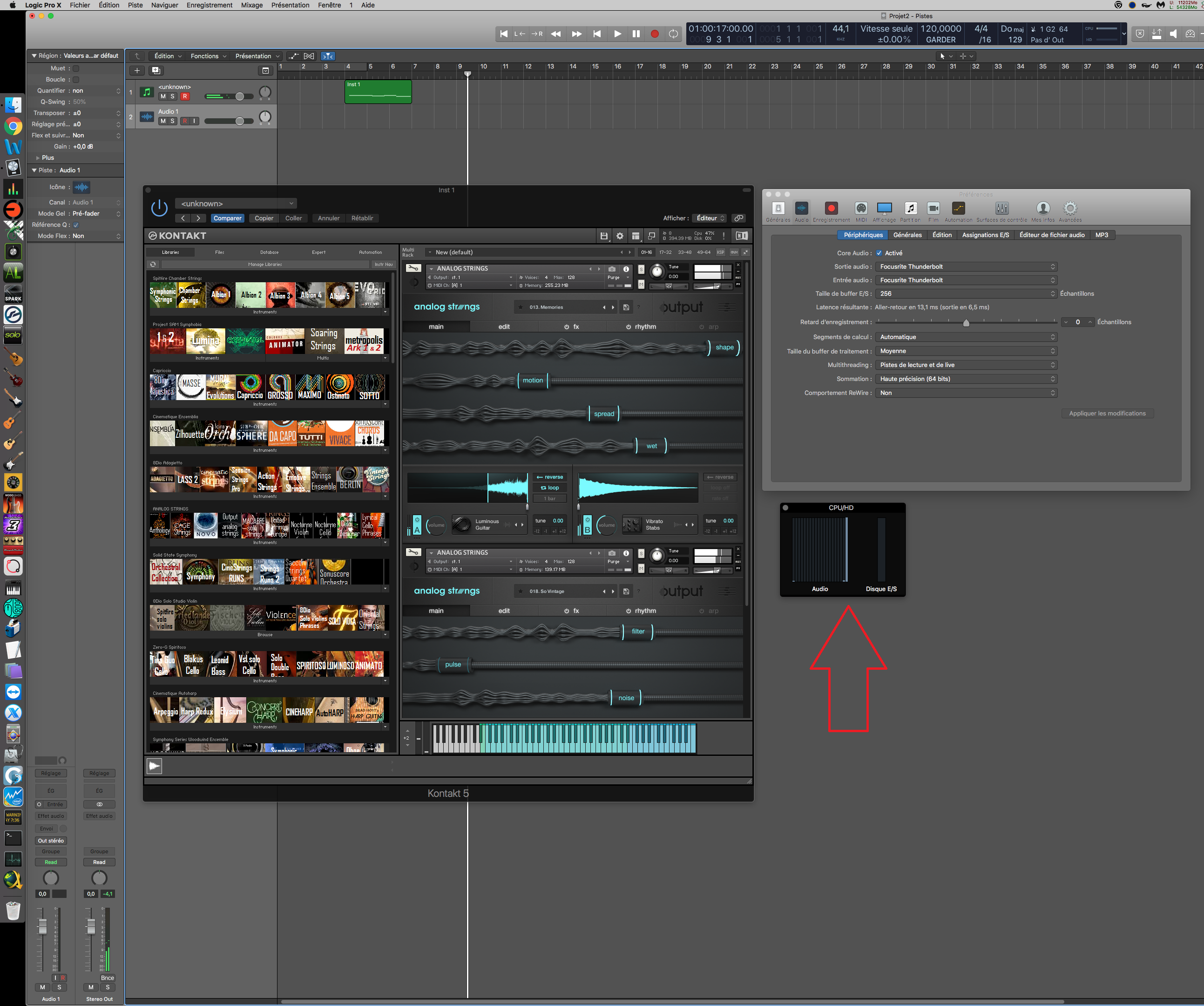 Logic CPU overload with USB midi keyboard - Apple Community