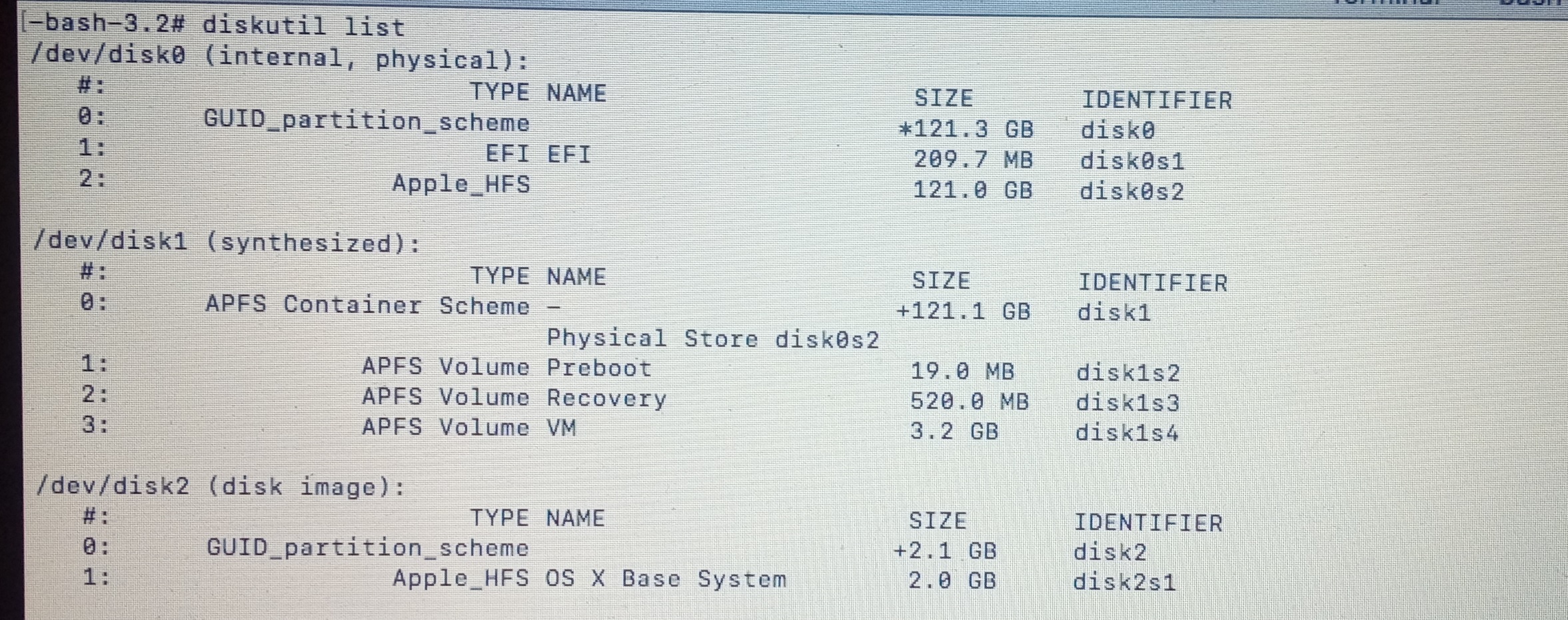 Managing hard drive with diskutil - APFS … - Apple Community