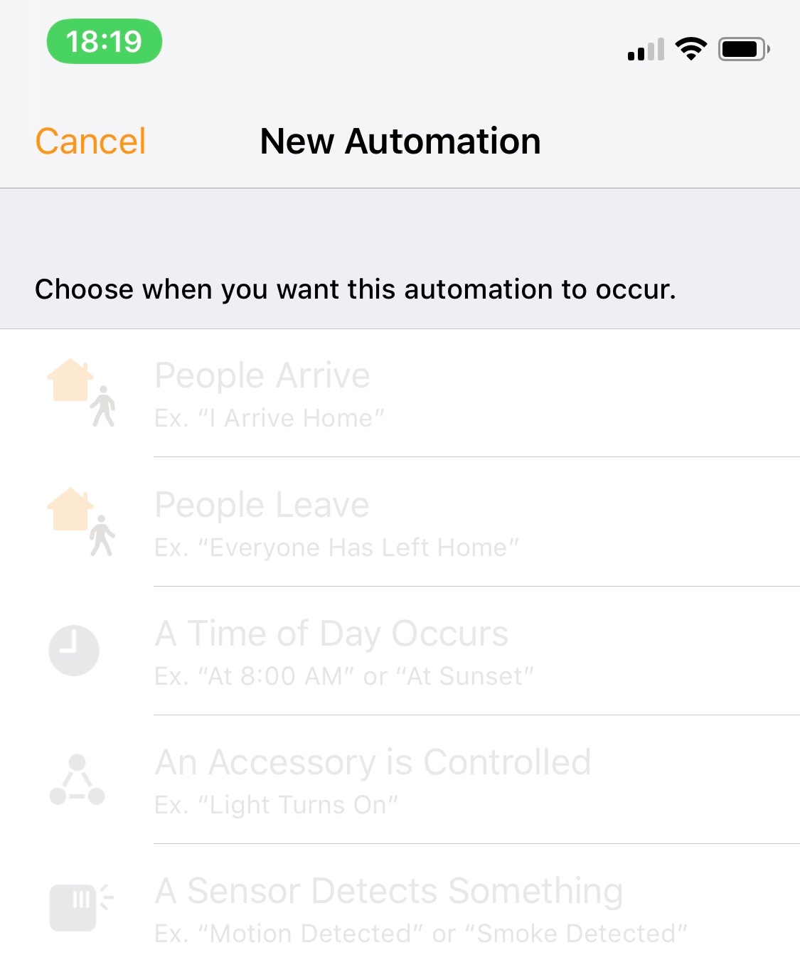 All Home Automations Greyed Out Apple Community