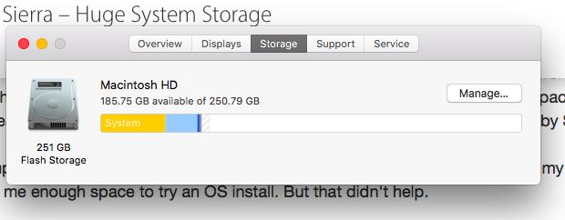 macOS High Sierra – Huge System Storage - Apple Community