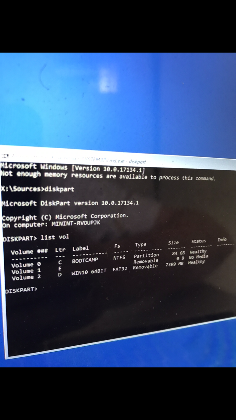 Windows 10 error code 0xc00000 bootcamp p… - Apple Community