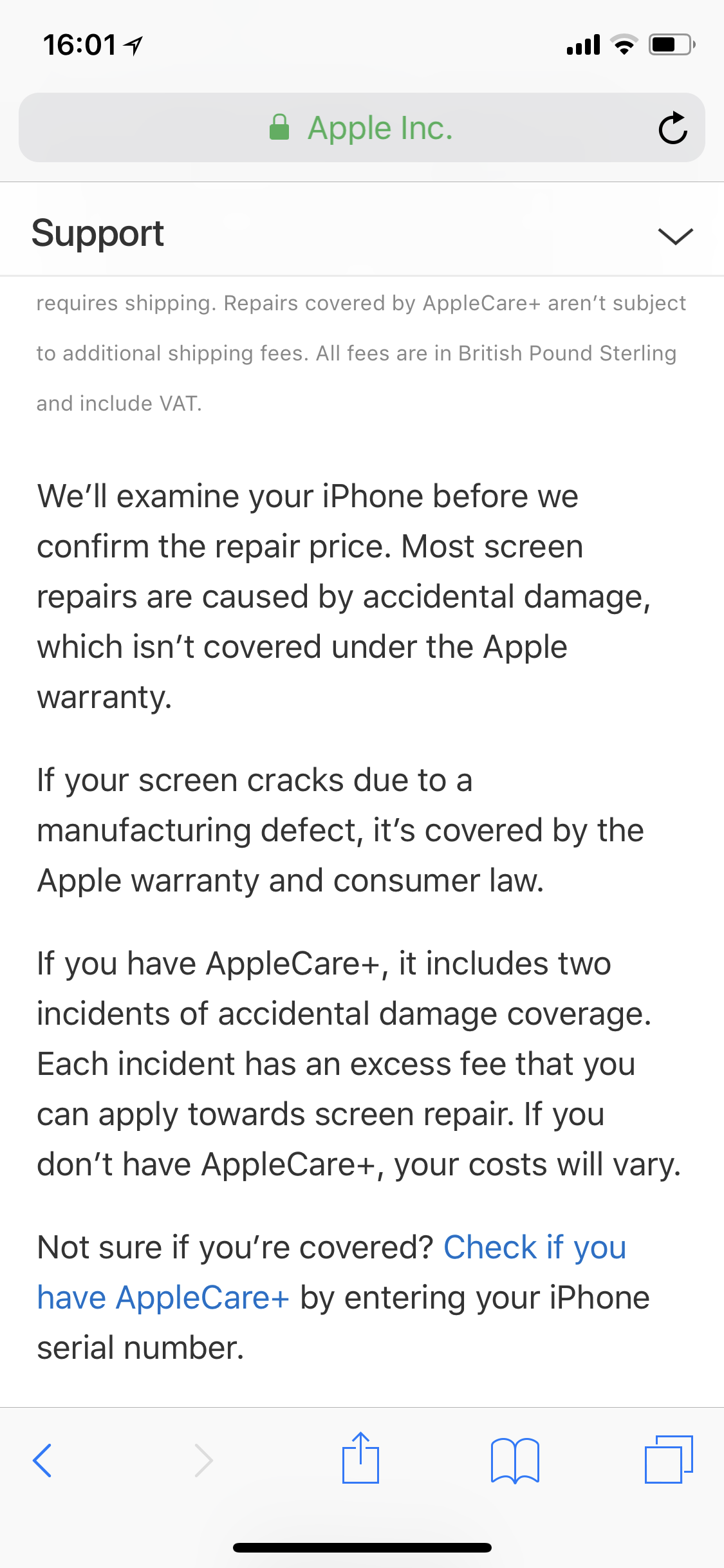 Screen Crack out of the box - Apple Community