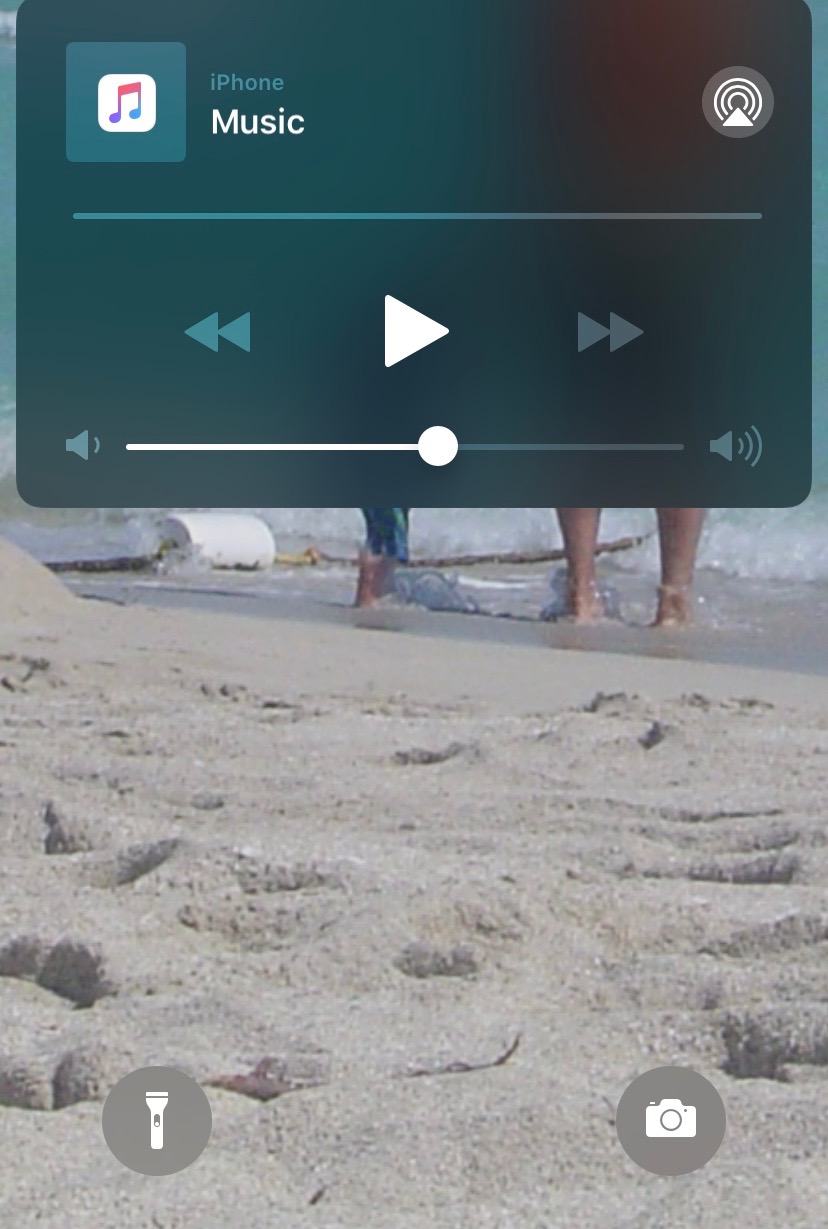 Audio/music control widget on lock screen… - Apple Community