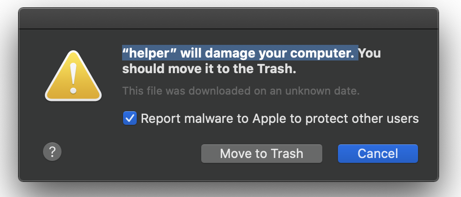“helper” will damage your computer. You s… - Apple Community
