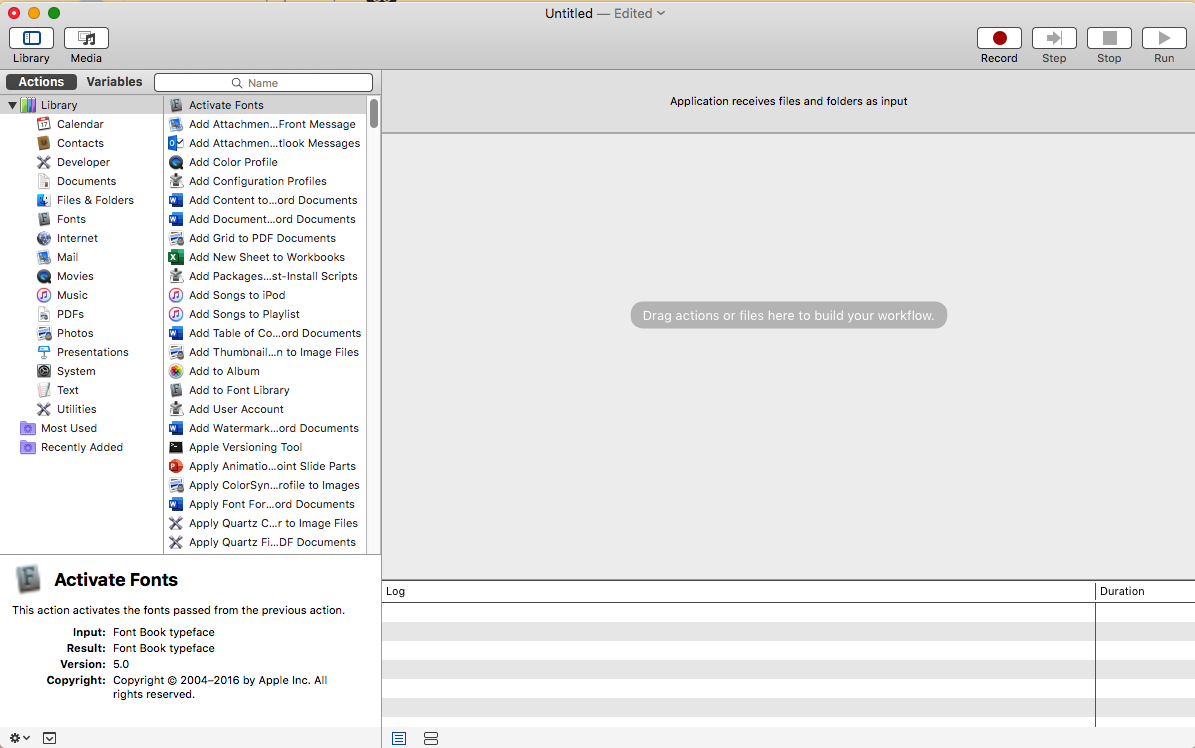 Automator folder Action - move files to /… - Apple Community
