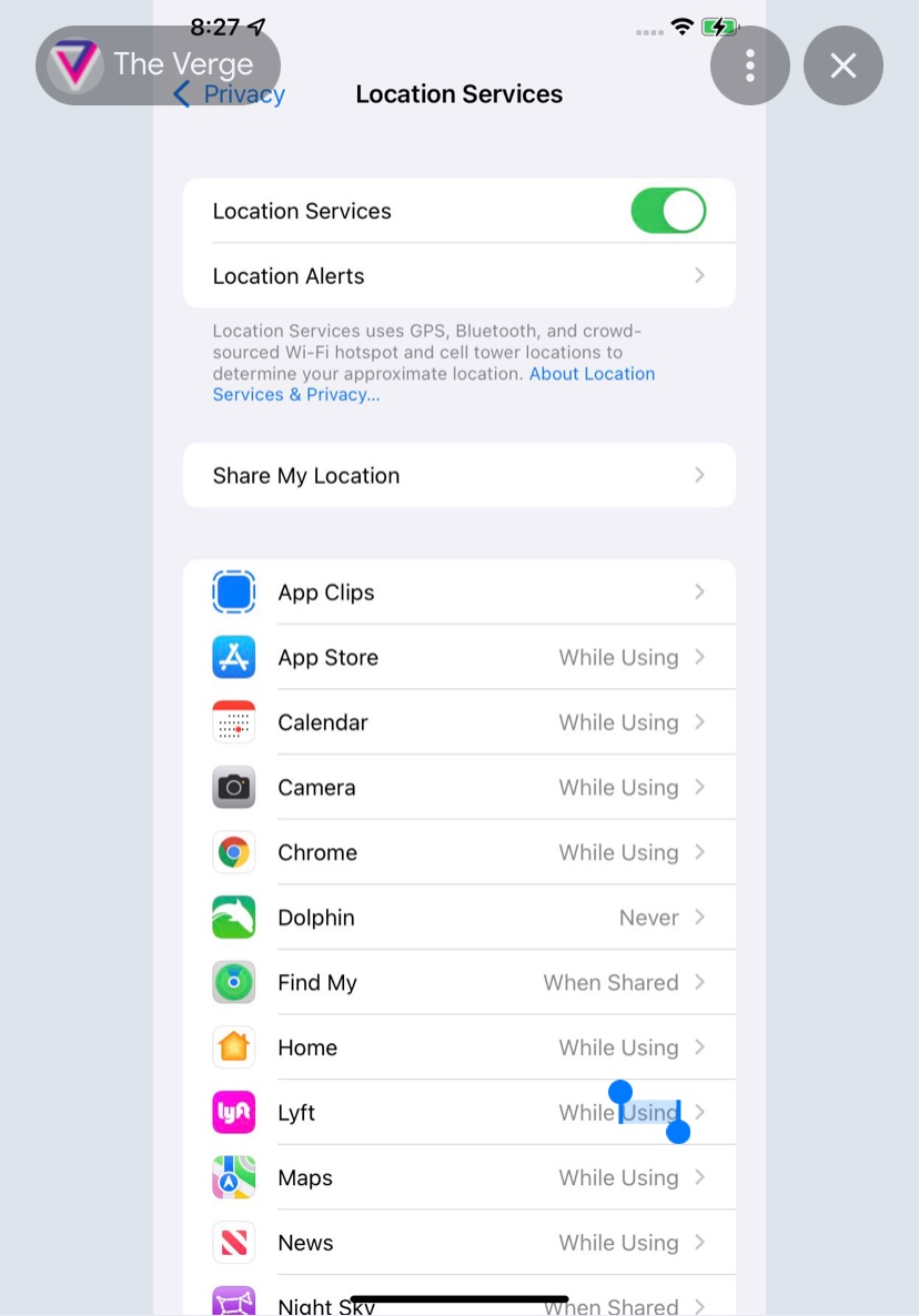 Location Services - Apple Community