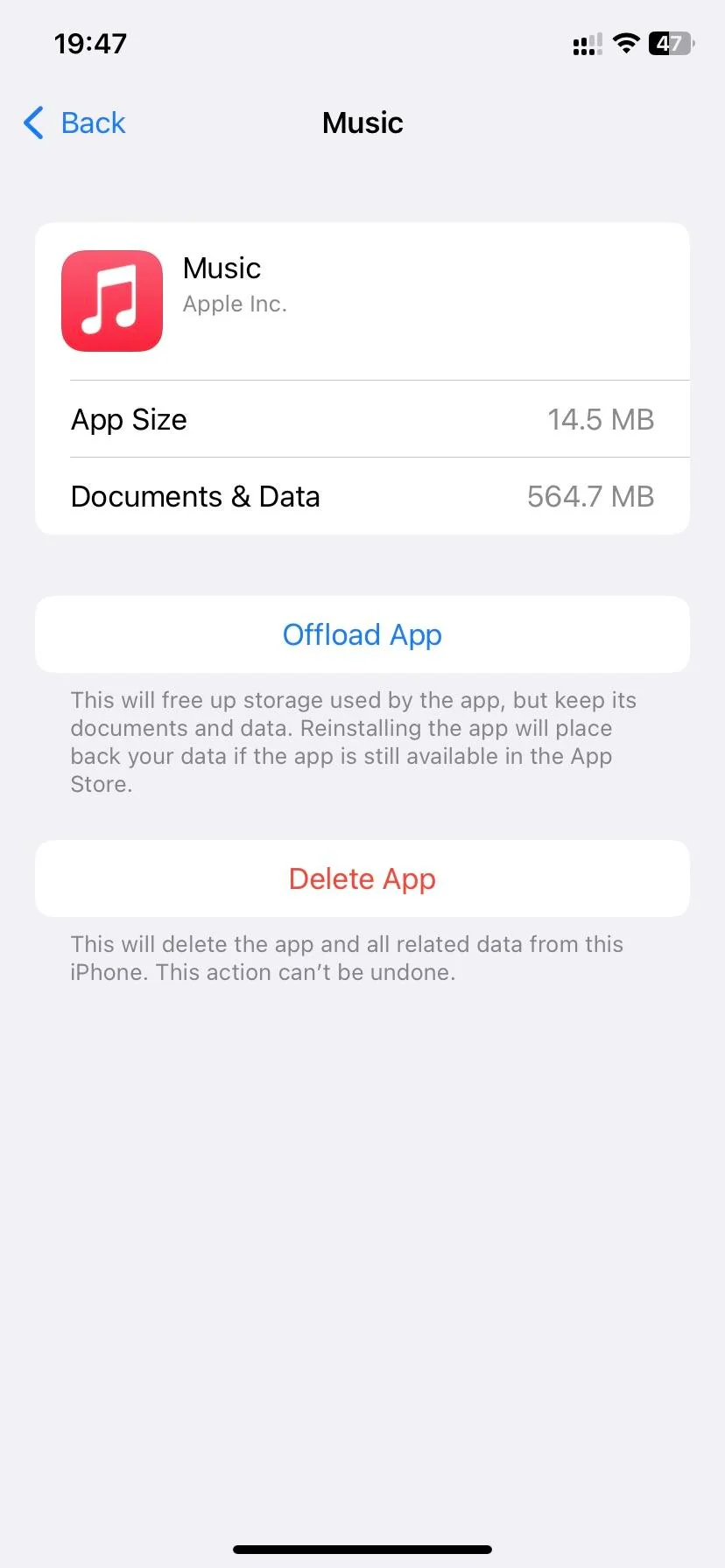 Why does Apple Music take up so much memo… - Apple Community