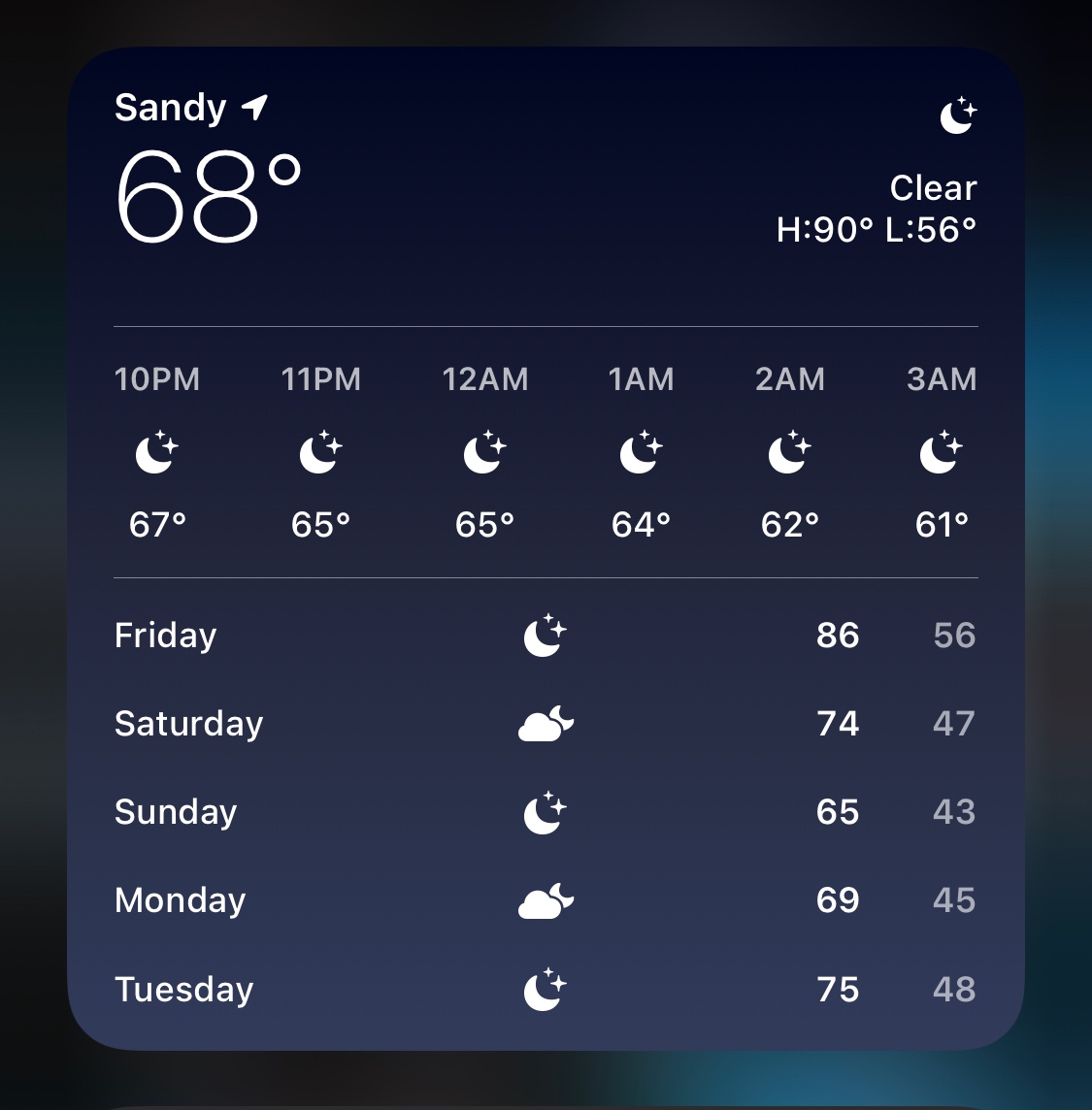 Weather Widget Bug - Apple Community
