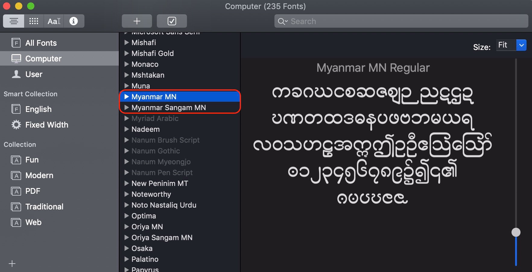 Myanmar Unicode