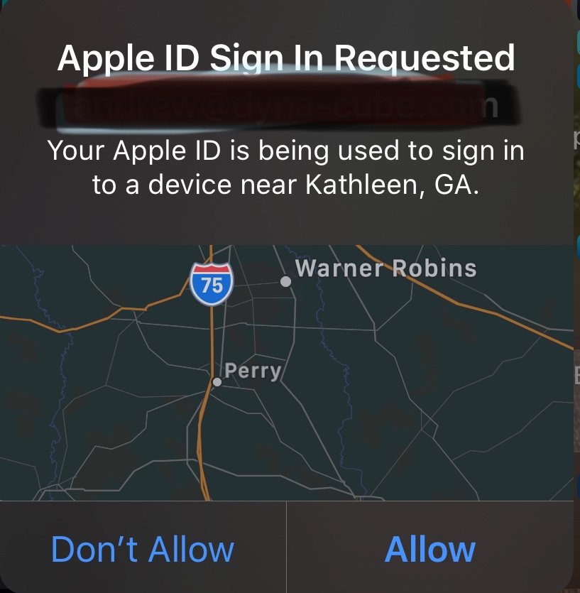 Apple ID Sign In Requested - Apple Community