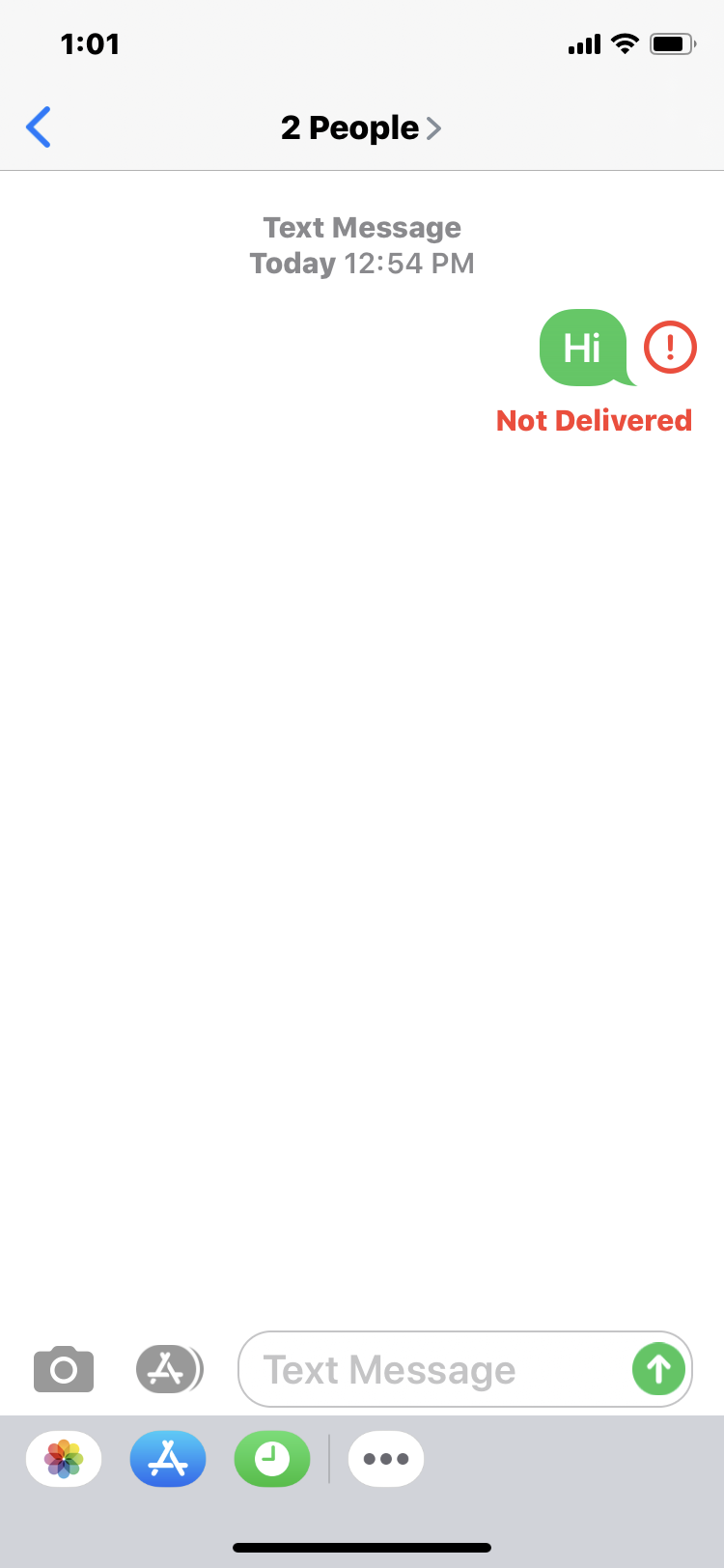 Text message sending fail 2 or multiple c… - Apple Community