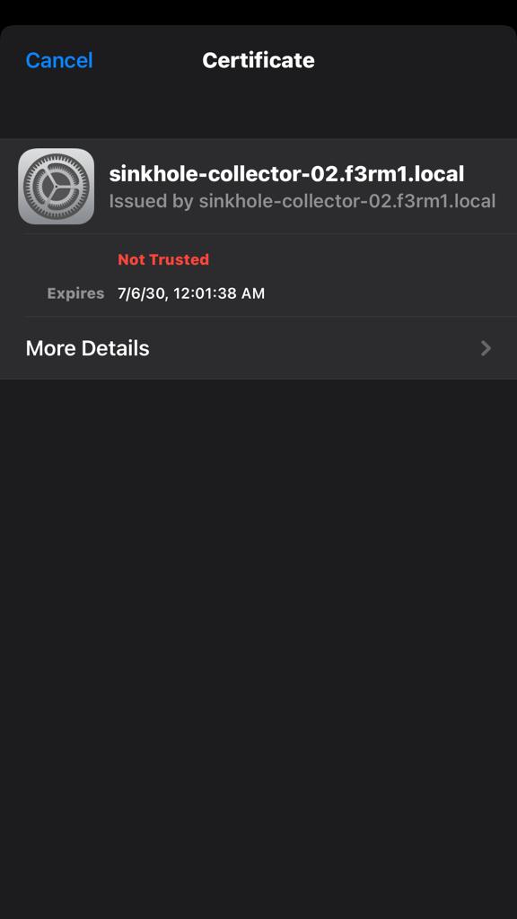 Cannot Verify Server Identity , - Apple Community