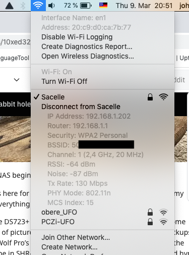 RSSI value shown by Option+Click Wifi sym… - Apple Community