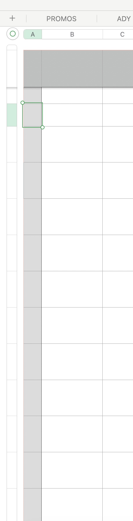 MISSING ROW NUMBERS - Apple Community