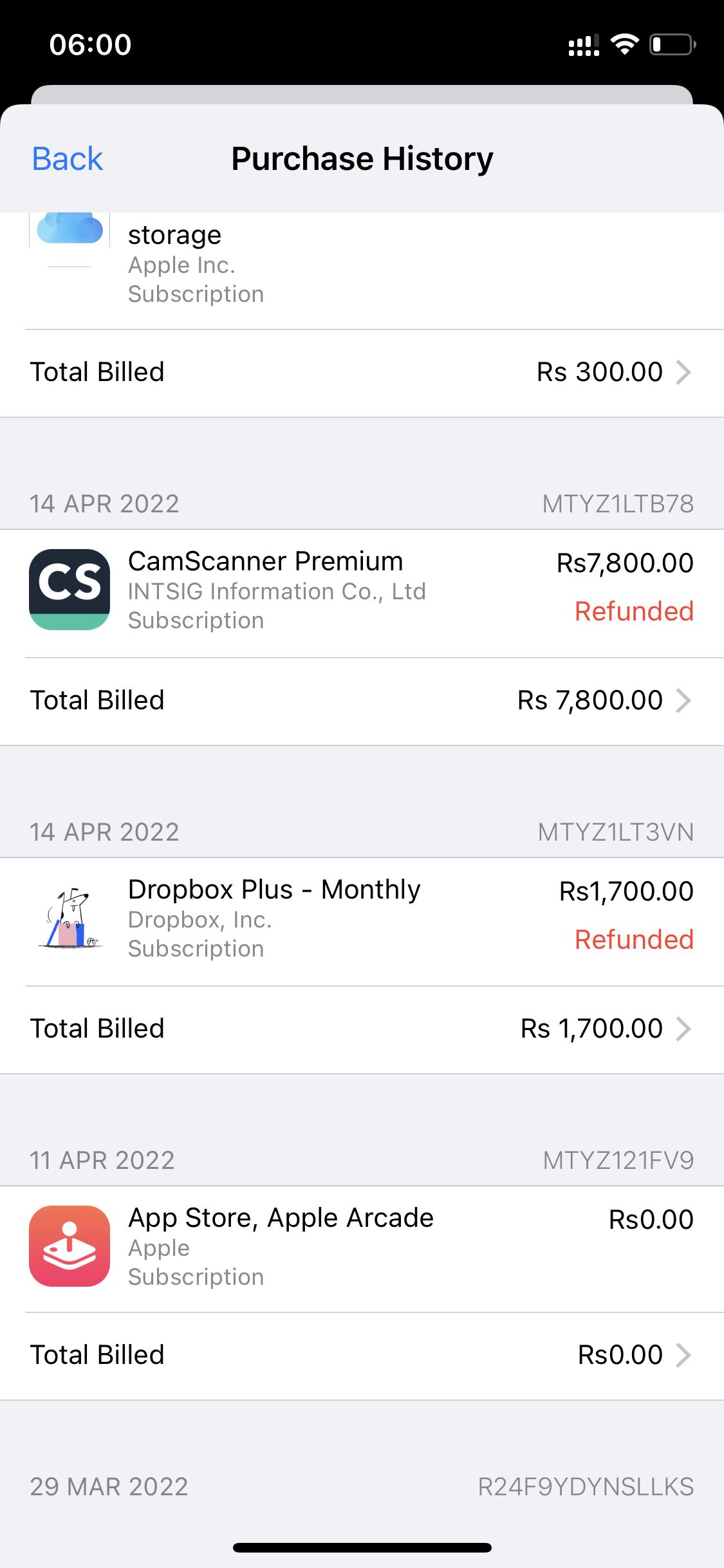 Refunded amount - Apple Community
