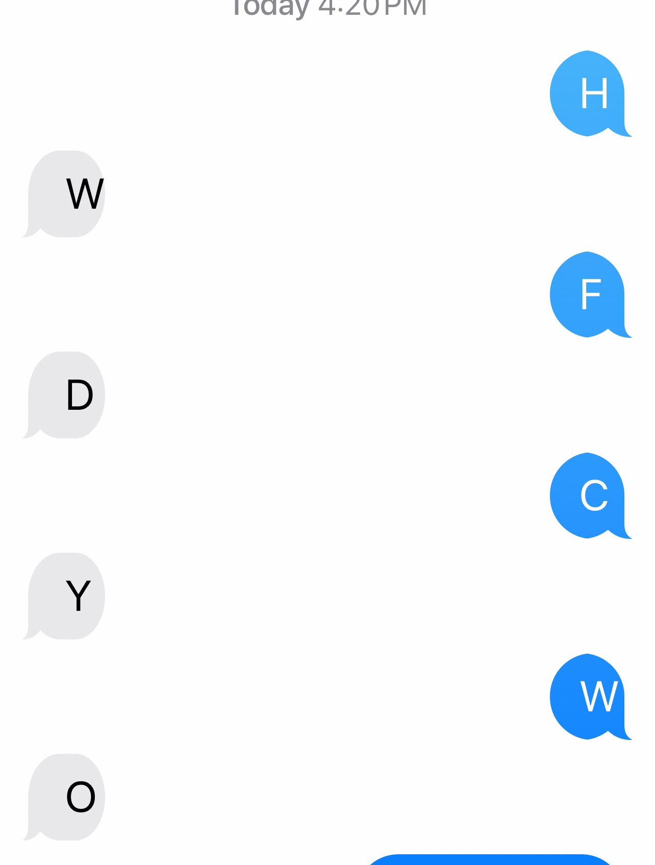 iMessage only showing the first letter of… - Apple Community