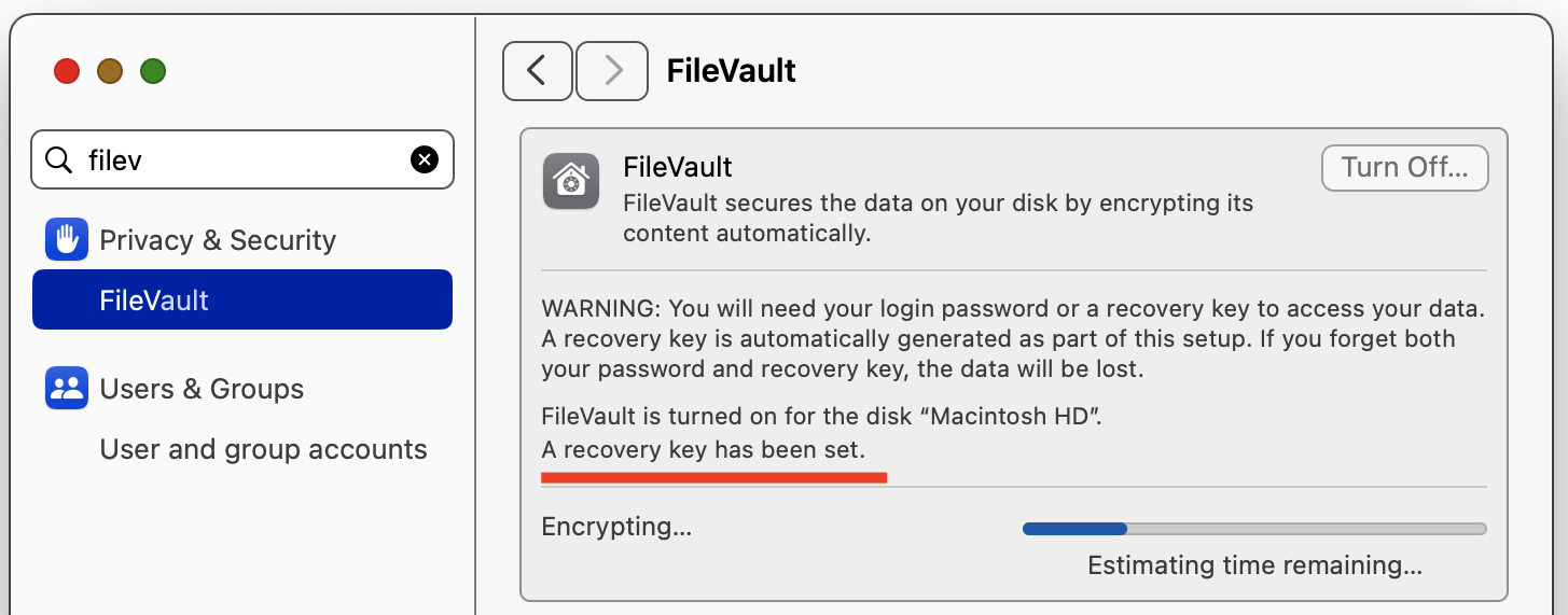 FileVault, iCloud, and Recovery Key - Apple Community