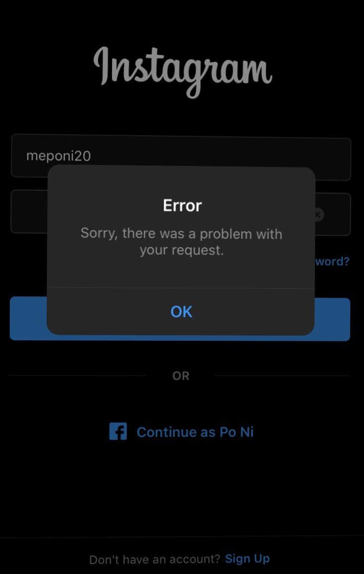 Instagram Login Issue - Apple Community