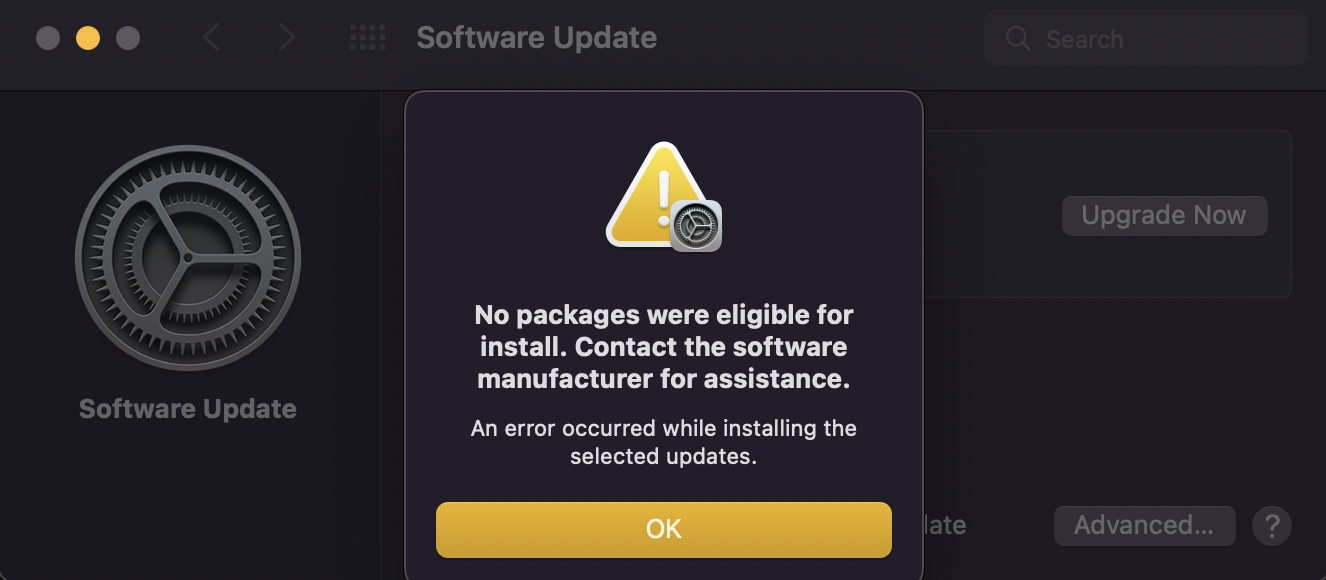Cannot install MacOS Ventura on my M1 Mac… - Apple Community
